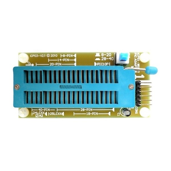 Ica03 Usb Microchip Pic Programmer Set 33v50v With Adapter Icsp