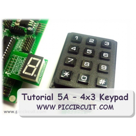 Tutorial 5A - 4x3 Keypad Demo