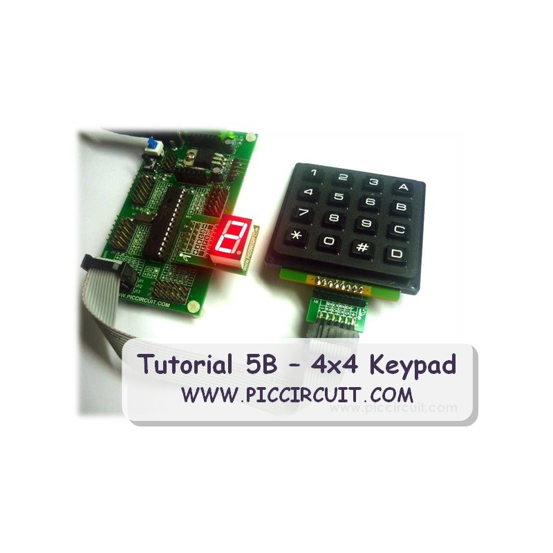 Tutorial 5A - 4x3 Keypad Demo
