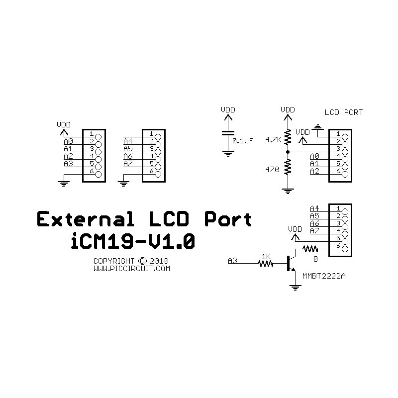 iCM19 - External LCD Port