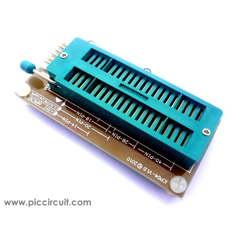 iCA03 - USB Microchip PIC Programmer Set (3.3V/5.0V, with Adapter, ICSP ...