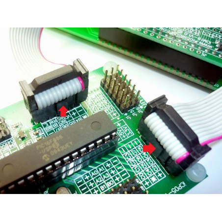 iCA05 - Graphic LCD Development Kit (with Microchip 28-pin PIC16 chip)