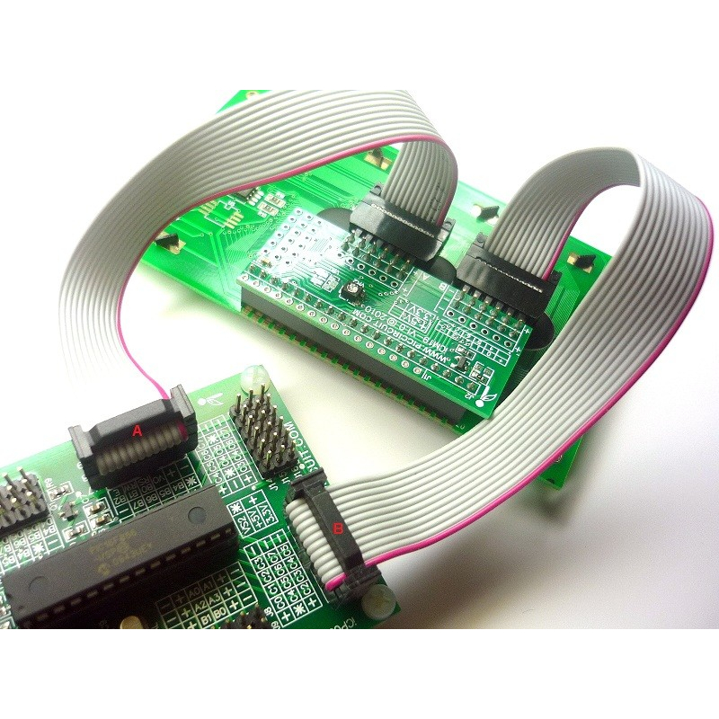 iCA05 - Graphic LCD Development Kit (with Microchip 28-pin PIC16 chip)
