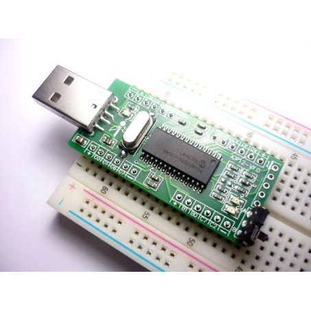 iCP12 - usbStick (USB DAQ, PC Oscilloscope, Data Logger, Frequency Generator, PIC18F2550 IO Board)