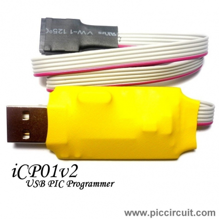 iCP01 - USB Microchip PIC Programmer (with ICSP & PICkit 2)