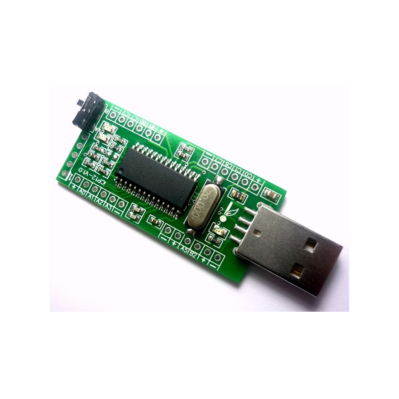 iCP12 - usbStick (USB DAQ, PC Oscilloscope, Data Logger, Frequency Generator, PIC18F2550 IO Board)