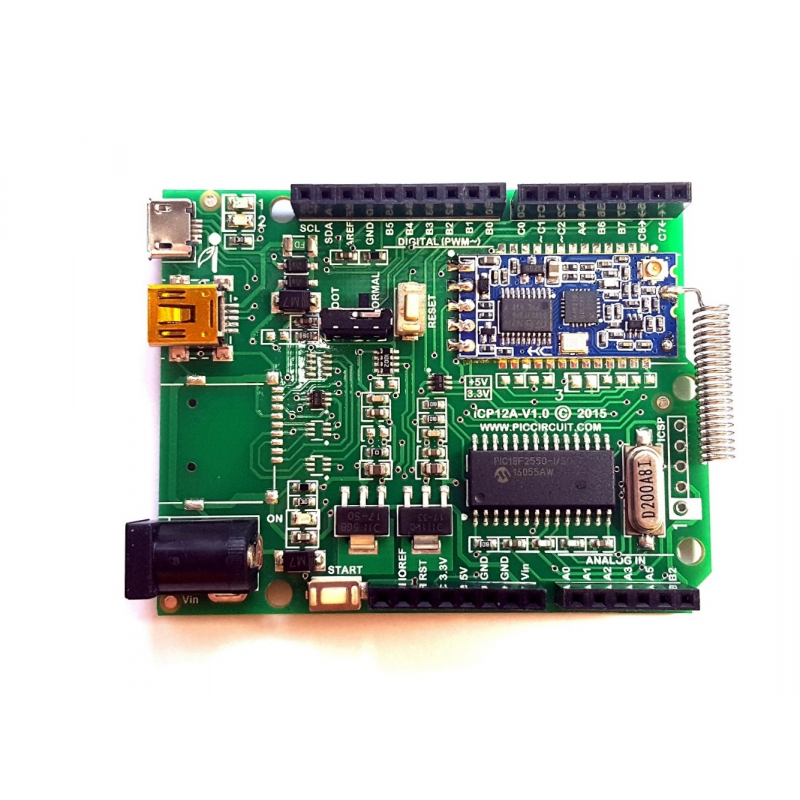 iCP12A Sub-G DAQduino (USB/Wireless IO Control, DAQ, PC Oscilloscope ...