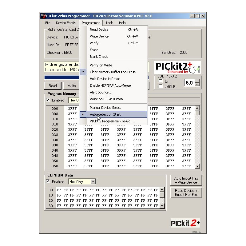 PICkit2 Plus (Enhanced PICkit2 Version)