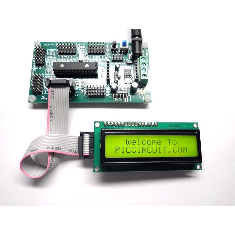 iCP05 - iBoard Lite (Microchip 28-pin PIC16 & PIC18 Development Board)
