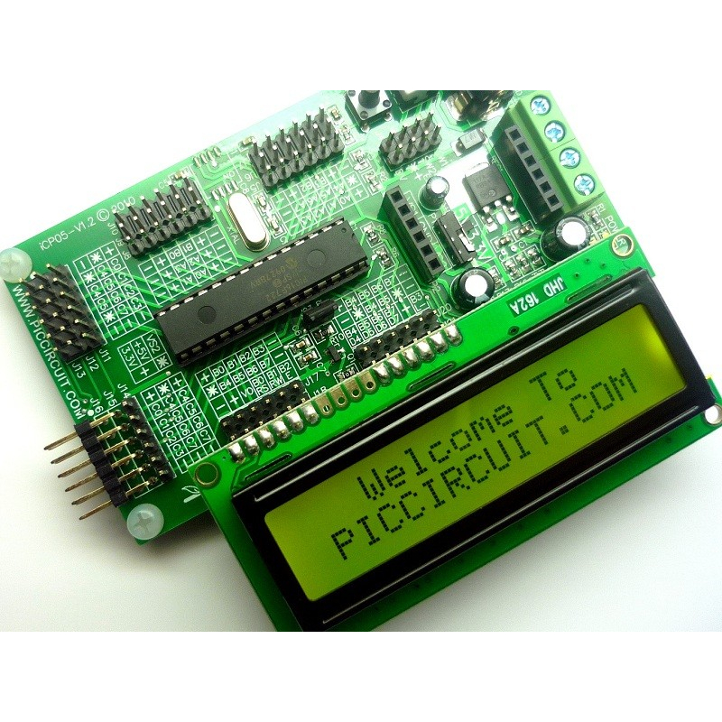 iCP05 - iBoard Lite (Microchip 28-pin PIC16 & PIC18 Development Board)