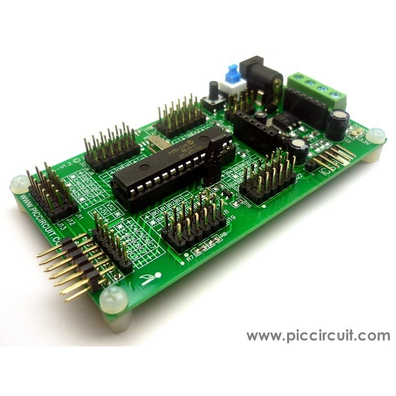 iCP05 - iBoard Lite (Microchip 28-pin PIC16 & PIC18 Development Board)